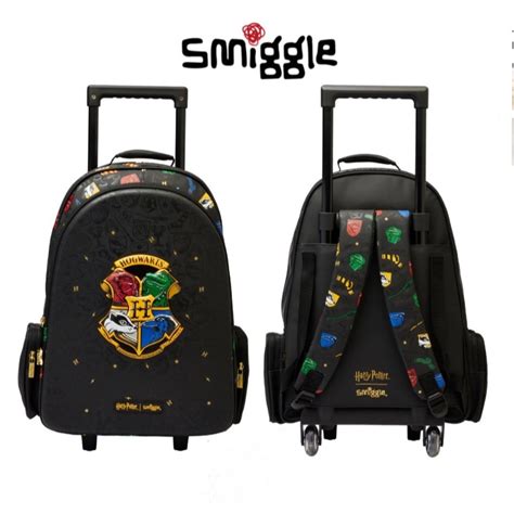 Smiggle Trolley Backpack With Light Up Wheels In Stock Shopee Philippines