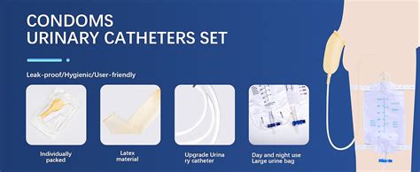 External Condom Catheter For Incontinence For Elderly Men