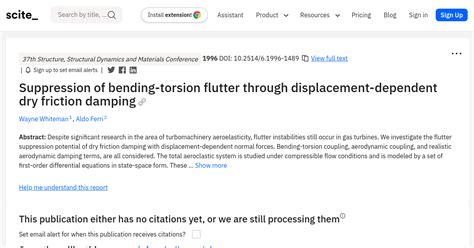 Suppression Of Bending Torsion Flutter Through Displacement Dependent