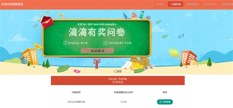 基于java（springboot）问卷调查管理系统 毕设猫