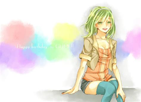 Gumi Vocaloid Drawn By Ilove Vocaloid Danbooru