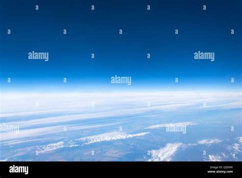 Layered Layers Of Clouds On A Warm Summer Day From A Bird S Eye View Stock Photo Alamy