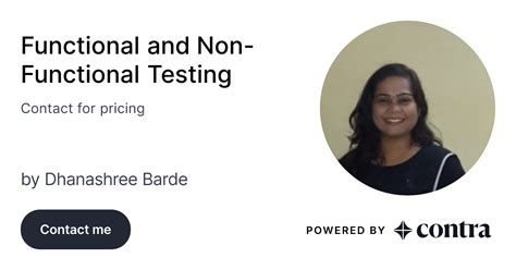 Functional And Non Functional Testing By Dhanashree Barde