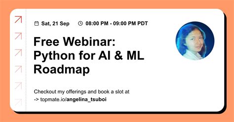 free webinar python for ai and ml roadmap with angelina tsuboi