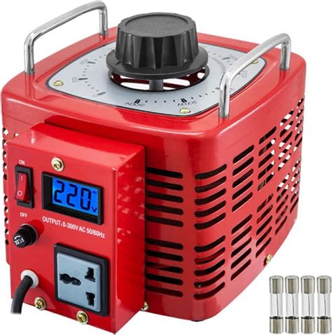 Variable Variac Transformer Ac Voltage Regulator Transformer Converter 500va 3000va Built In