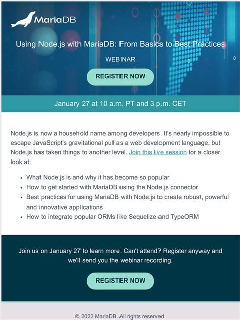 mariadb using node js with mariadb from basics to best practices milled