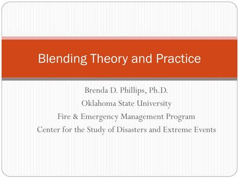 Ppt Blending Theory And Practice Powerpoint Presentation Free Download Id 3598424