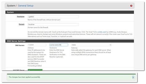 system generalsetup dns server settings netgate forum
