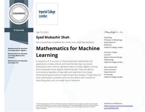 Syed Mubashir Shah On Linkedin Machinelearning Mathematics