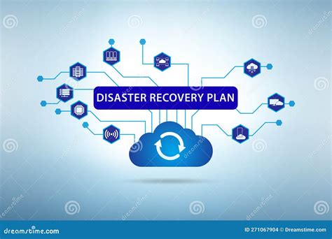 Disaster Recovery Plan And Backup Concept Stock Illustration Illustration Of Management