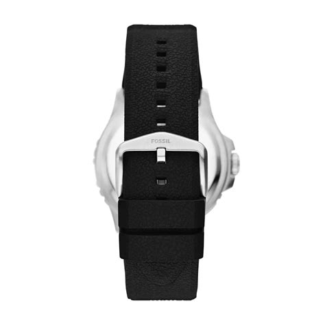 Reloj Fossil Blue Gmt De Goma Fossil