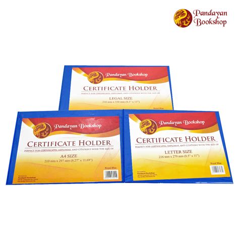 Pandayan Certificate Holder Shopee Philippines