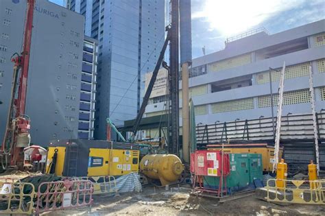 French Foundation Professional Contractor For Rock Socketed H Piles