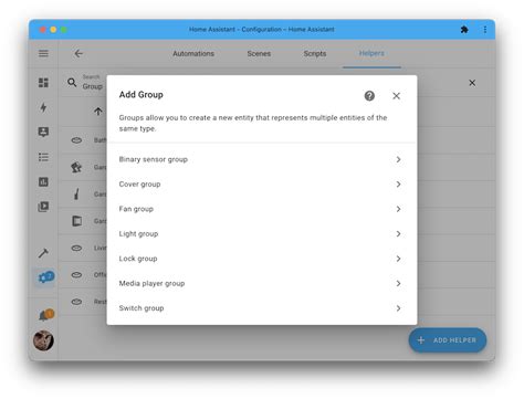 2022 4 Groups Home Assistant