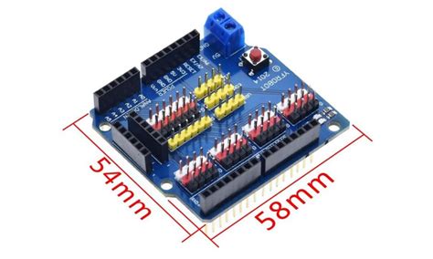 modulo sensor shield v5 0 tarjeta expansion arduino uno r3