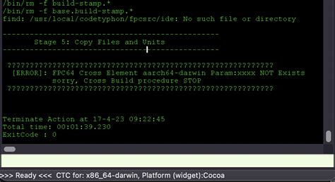 cannot build fpc64 for aarch64 darwin index