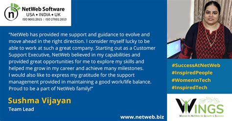 netweb software on linkedin netweb womenintech leadership