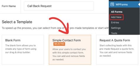 How To Create A Request Callback Form In Wordpress