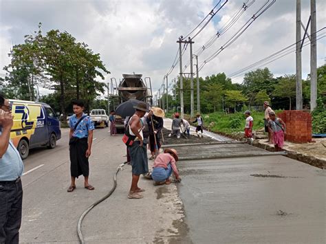 ဒဂုံမြို့သစ် မြောက်ပိုင်း မြို့နယ်၌ စည်ပင်သာယာရေးအဖွဲ့မှမြို့အင်္ဂါရပ်နှင့် ညီညွတ်စေရန်လမ်းတိုးခ