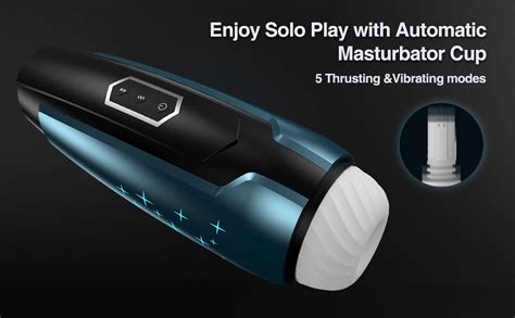 Vibrating Male Masturbator 5 Thrusting And 5 Vibrating Modes Diktoy