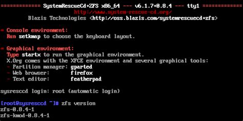 Github Nchevsky Systemrescue Zfs A Fork Of Systemrescue Formerly