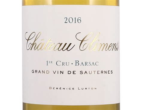 Château Climens Barsac 2016