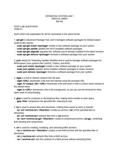 Operating System Lab 1 Pdf