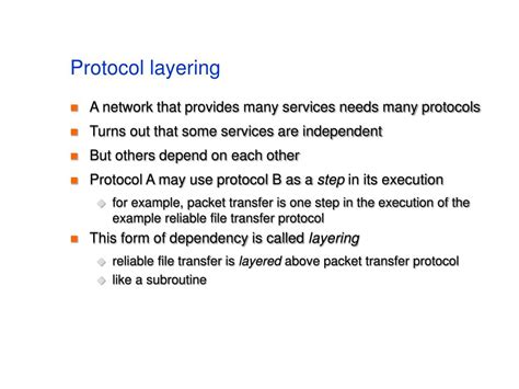 PPT Protocol Layering PowerPoint Presentation Free Download ID