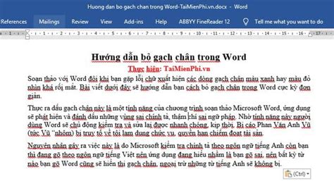 How To Remove Underlines Red And Blue Wavy Lines In Word