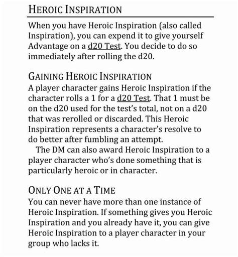 One Dandd Expert Classes Heroic Inspiration Dungeon Master Assistance