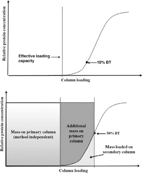 2 Example Of A Chromatographic Breakthrough Curve With The Download Scientific Diagram