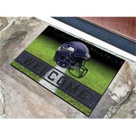 Seattle Seahawks Door Mat 18x30 Welcome Crumb Rubber Special Order