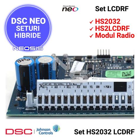 Centrala DSC NEO HS Tastatura HS LCDRF Neosis Ro