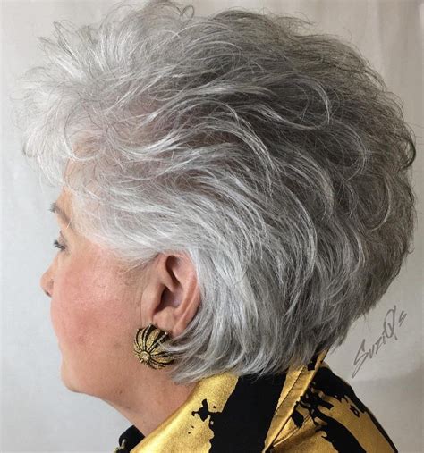 30 Hairstyles For Grey Hair Over 60 The Fshn