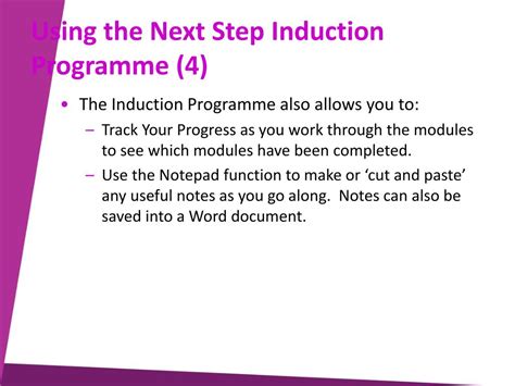 Ppt Purpose Of The Induction Programme 1 Powerpoint Presentation Free Download Id 310481