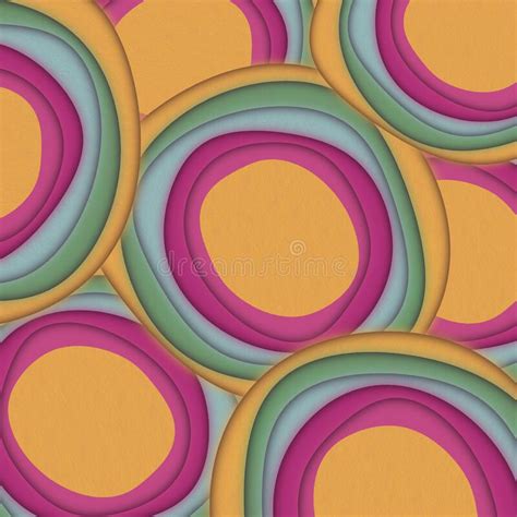 Colorful Papercut Abstract Background For Design Stock Illustration Illustration Of Background
