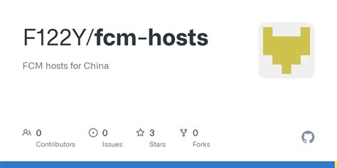 GitHub F Y Fcm Hosts FCM Hosts For China