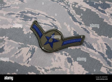 August 31 2020 Us Air Force Airman Rank Patch On Digital Tiger Stripe