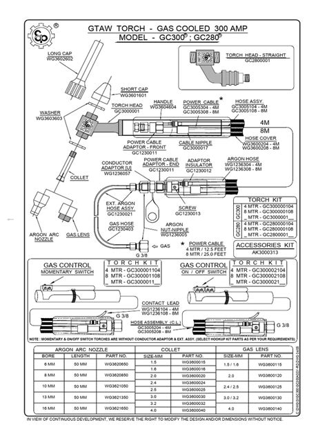 Argon Torch Assembly Pdf Electricity Electrical Components