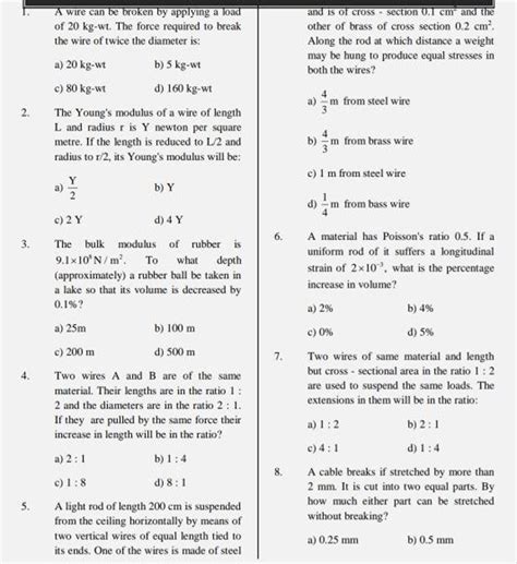The Bulk Modulus Of Rubber Is 6 A Material Has Poissons Ratio 05 If A