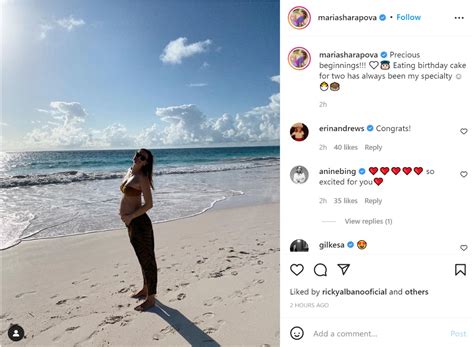 Бывшая теннисистка Мария Шарапова объявила что беременна первым ребенком Infobae