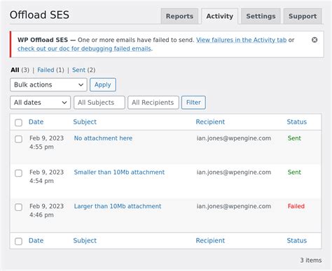 WP Offload SES 1 6 Released 40 MB Attachments Enabled