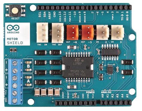 SHIELD ARDUINO MOTOR REV3 RETAIL Conectrol S A Electrónica Informática Madrid