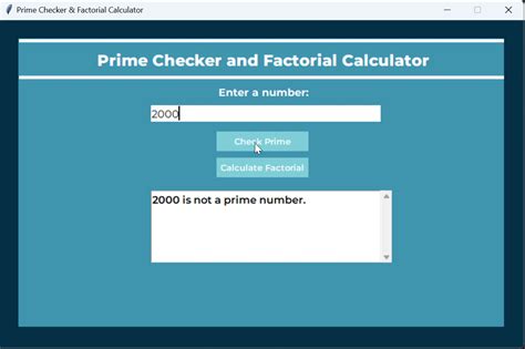 Github Shiinamars Prime Checker And Factorial Calculator Uses Sieve