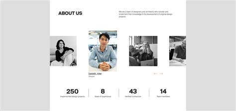 Landing Page Nude Design Studio Behance