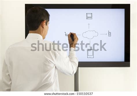 Networking Data Flow Diagram Clients Servers Stock Photo Shutterstock