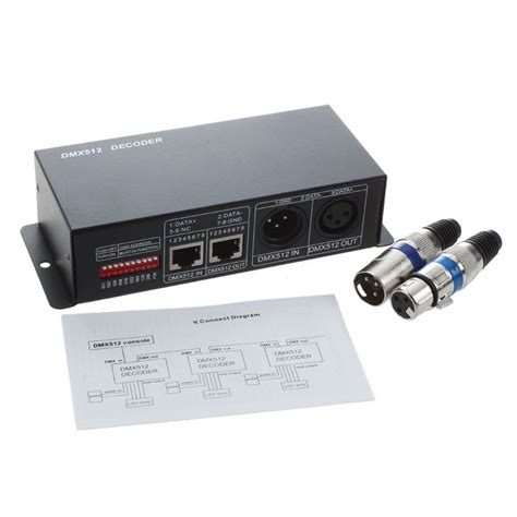 DMX 512 4CH X 8A Decoder LED Controller 4 Channel Vicedeal