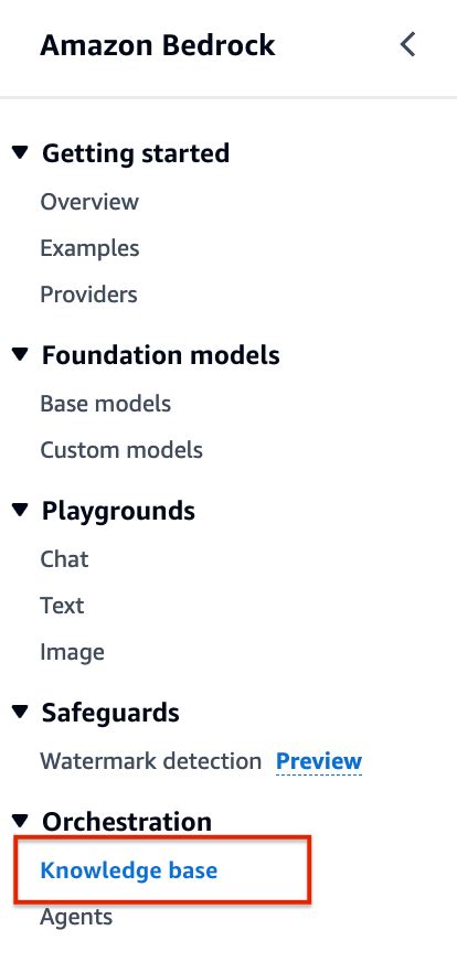 amazon bedrock knowledge bases with private data by serverless