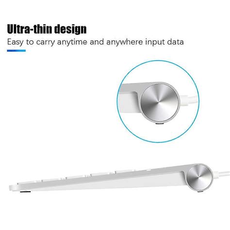 Mini Numeric Keypad Keyboard 18keys Numeric Key Pad Numpad Number Pad With 3 Ports Usb Hub For