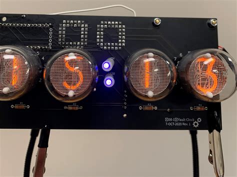IИ 1 Nixie Tube Clock 1st Prototype Arduino Project Hub